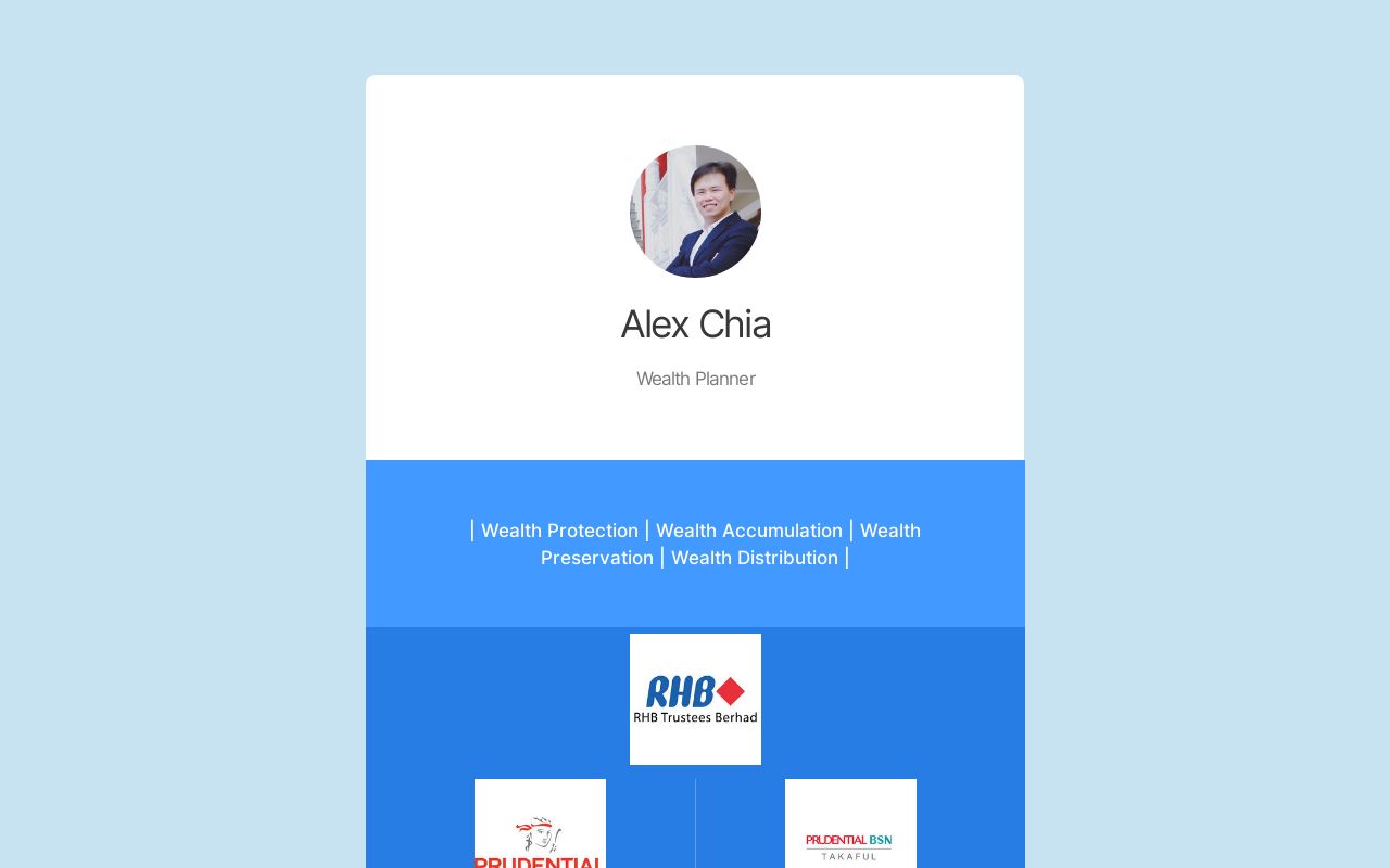 Alex Chia - Wealth Planner